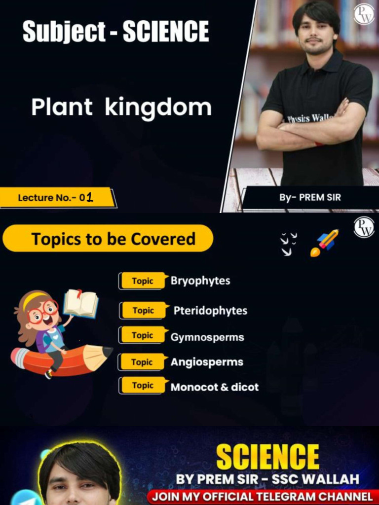Plant Kingdom 01 - Class Notes | PDF