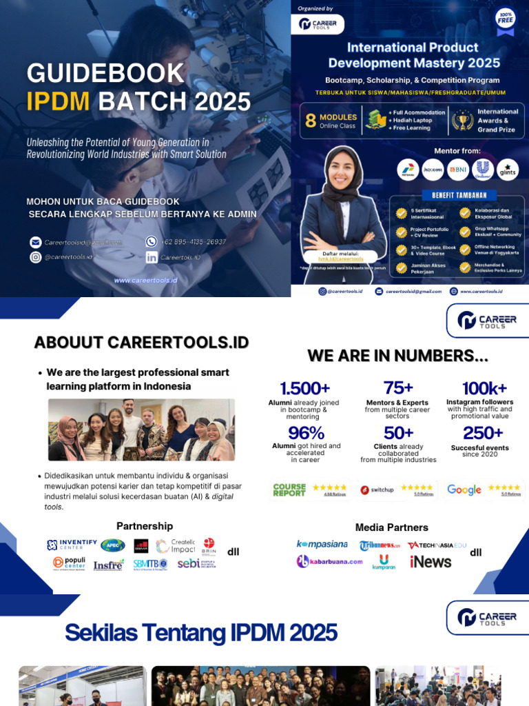 Batch 2025 - Guidebook International Product Development Mastery (IPDM) | PDF