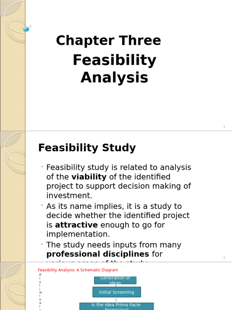Chapter 3 Feasibility Analysis | PDF | Net Present Value | Internal Rate Of Return