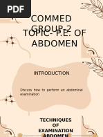 Kidney Examination Techniques | PDF | Hand | Physical Examination