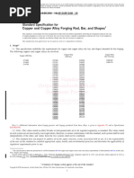 Astm B187 | PDF | Ultimate Tensile Strength | Copper