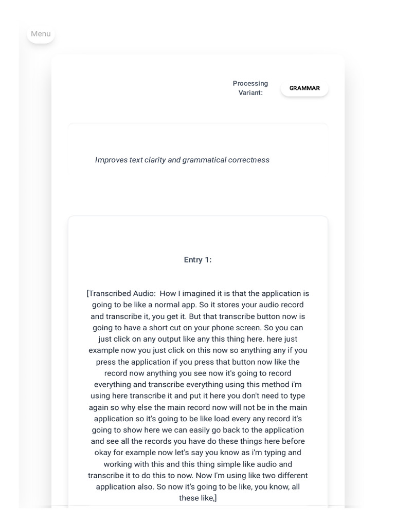 Audio Transcription App Features Explained | PDF | Mobile App | Software