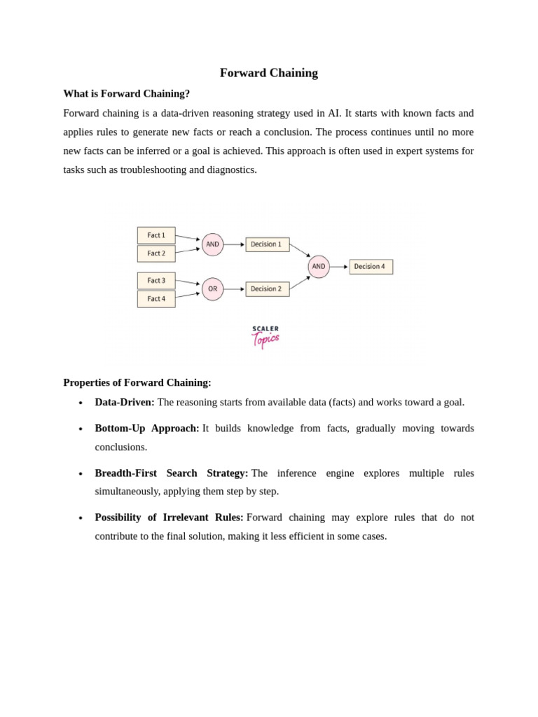 Forward Chaining and Backward Chaining | PDF | Cognition | Cognitive Science