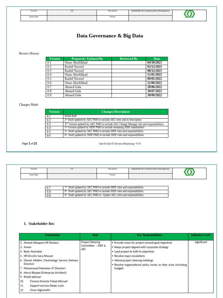 Stakeholder Communication Management Guide | PDF | Regulatory ...