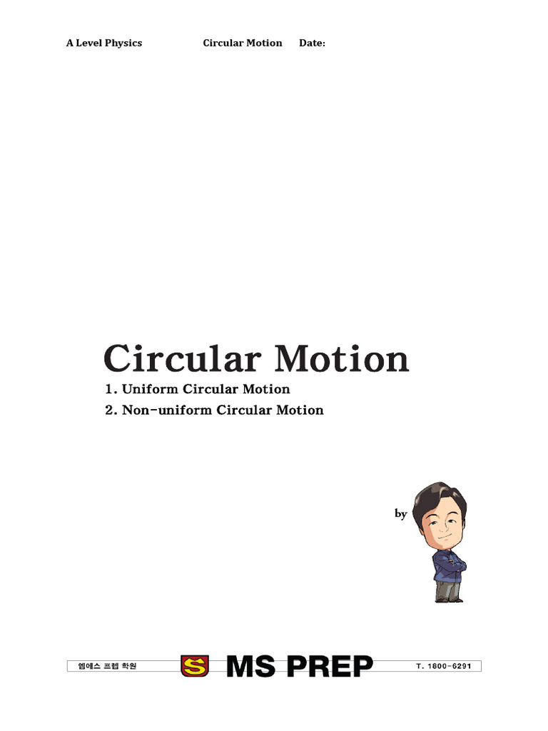 A Level Physics Circular Motion | PDF | Acceleration | Force