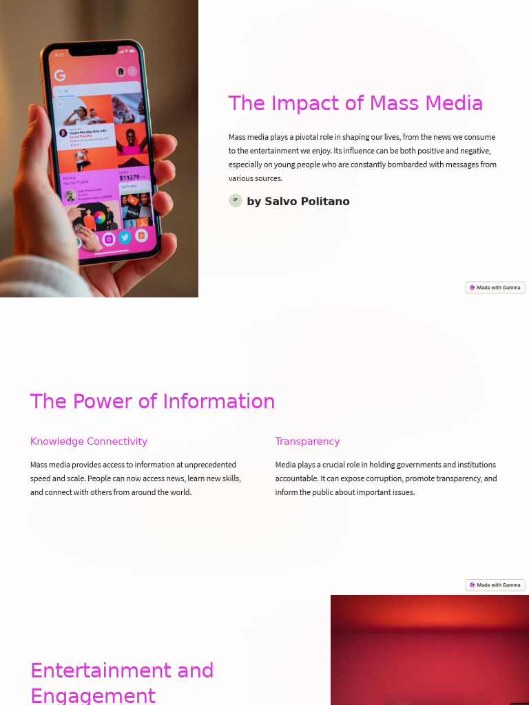The Impact of Mass Media | PDF