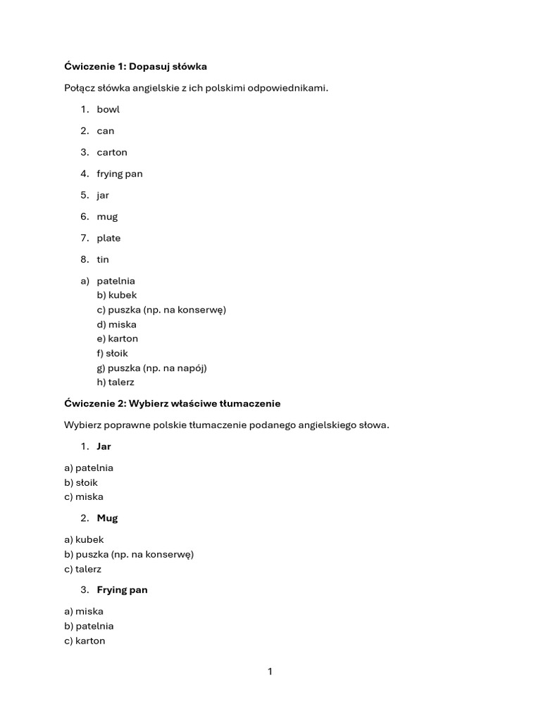 together 5 unit 2 - zadanie 1 | PDF