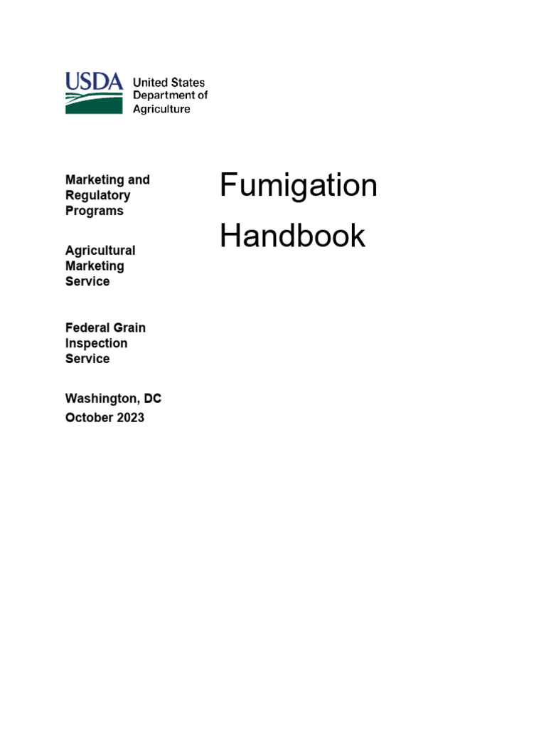 Fumigation HB | PDF | Pesticide