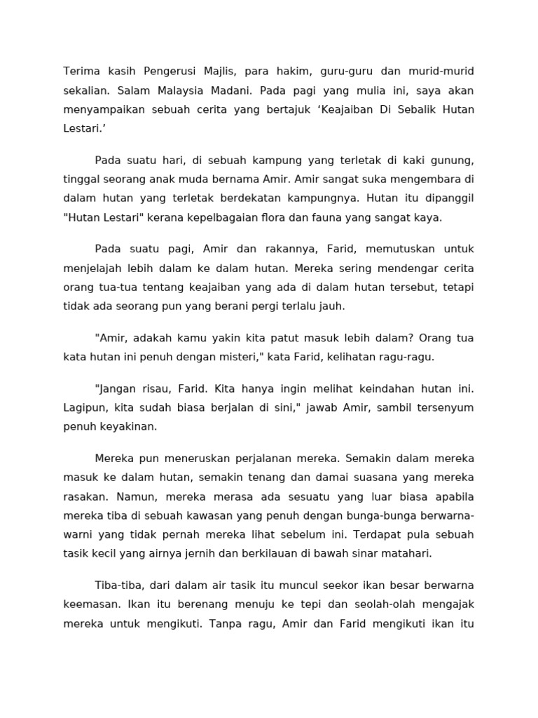 Teks Cerita Tahap2 | PDF