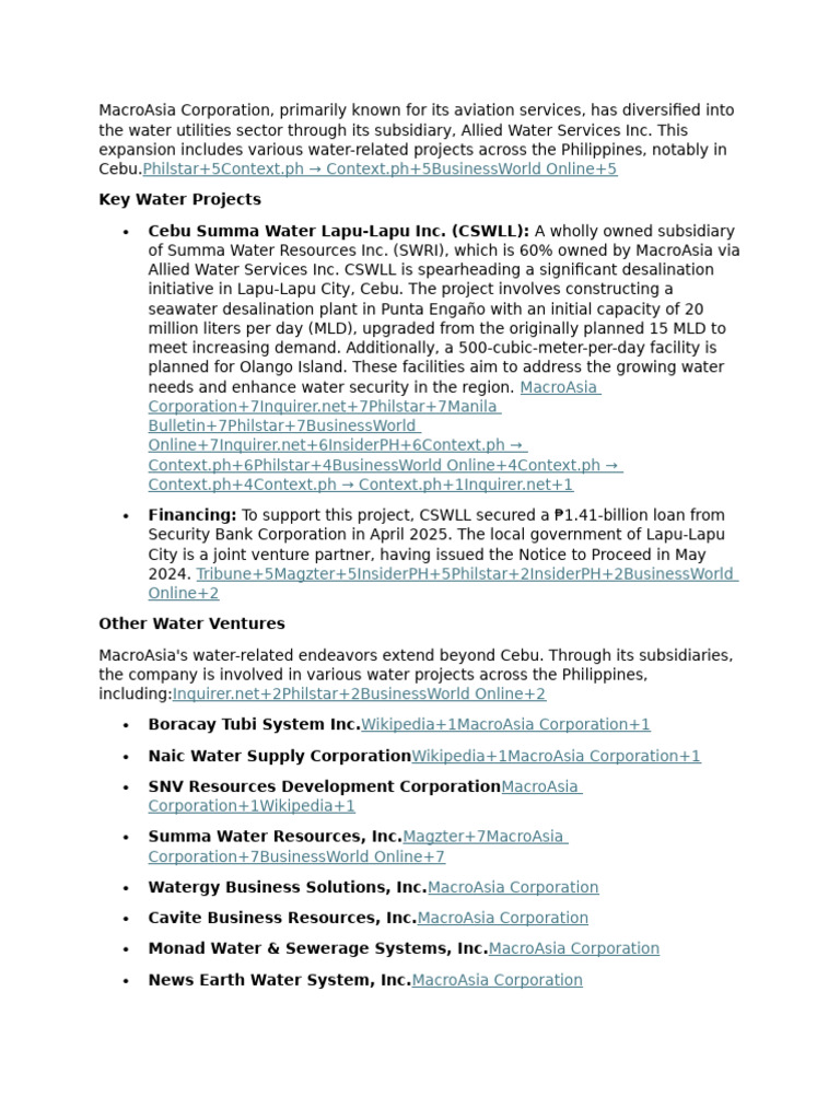MacroAsia Corporation NOTES | PDF | Exchange Rate | Civil Aviation