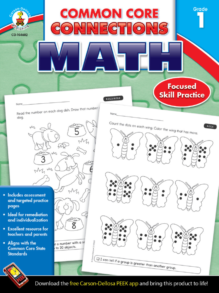 Grade 1 Common Core Math Guide | PDF | Mathematics