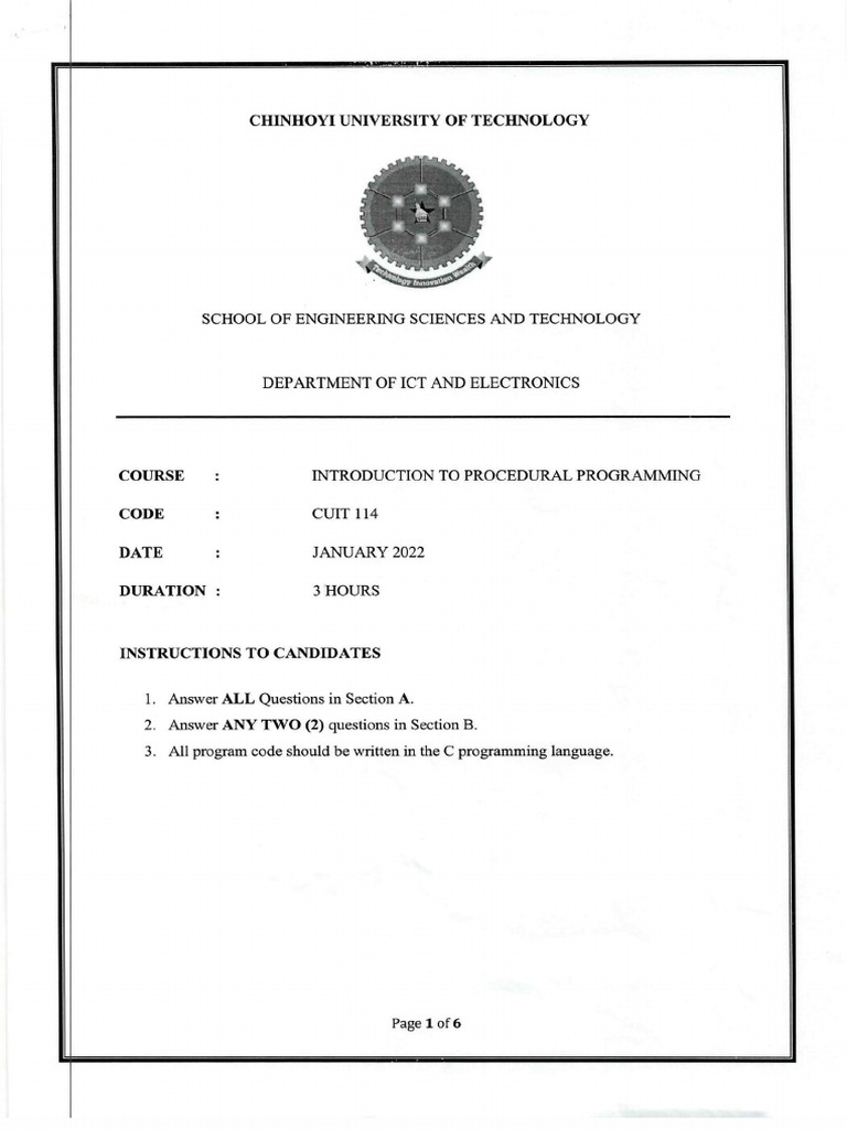 CUIT114 - January 2022 - December 2022 NORMAL | PDF