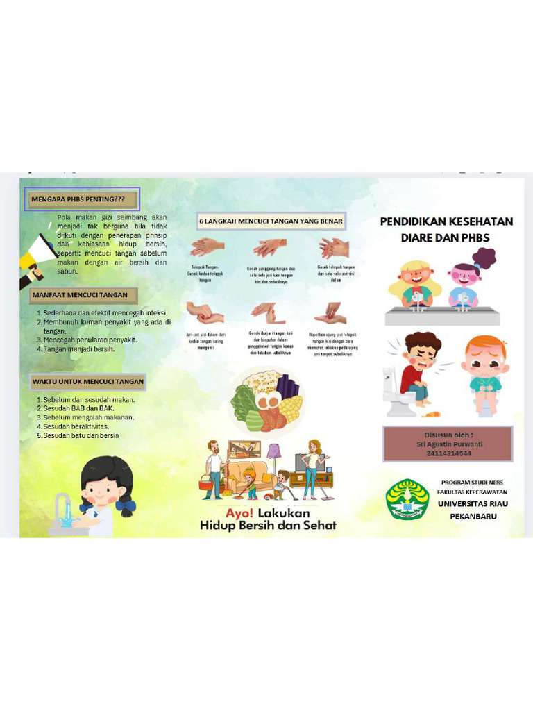 Leaflate Diare & PHBS | PDF