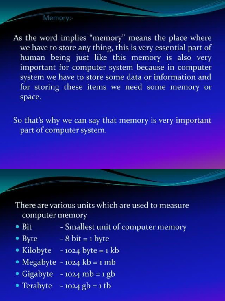 Computer Memory | PDF