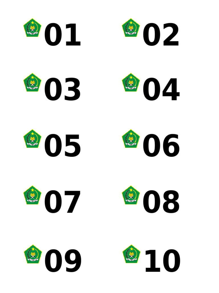 Nomor Meja Lab. Bahasa | PDF