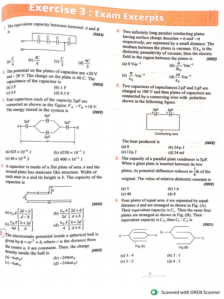 Electrostatic Worksheet Homework | PDF