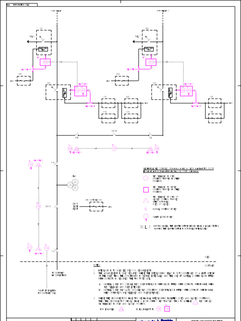 Gcs0020-7 Loop in Substation Interlocking Single Line Diagram | PDF
