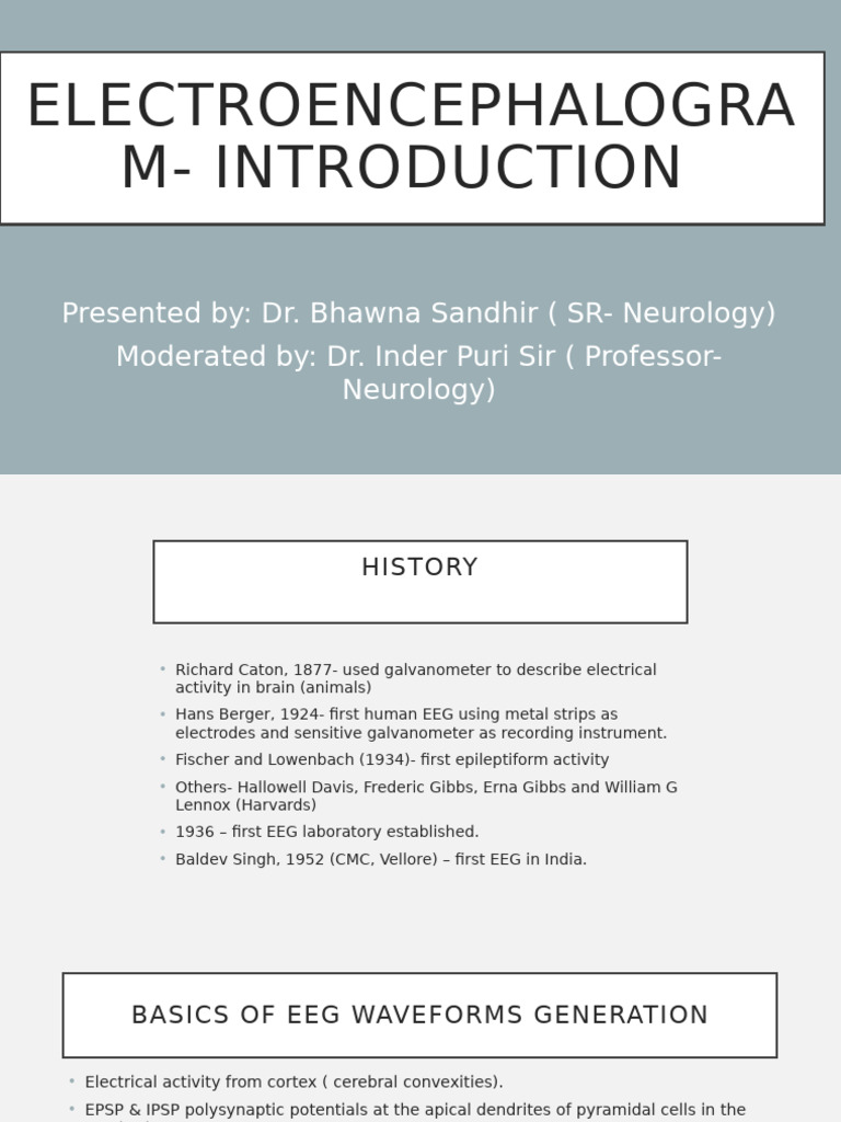 Electroencephalogram - Basics | PDF | Electroencephalography ...