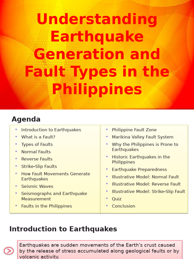 Earthquake Faults in the Philippines | PDF | Earthquakes | Fault (Geology)