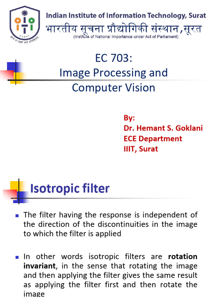 UNIT 2 - 2 Image Enhancement in Spatial Domain and Frequency Domain ...