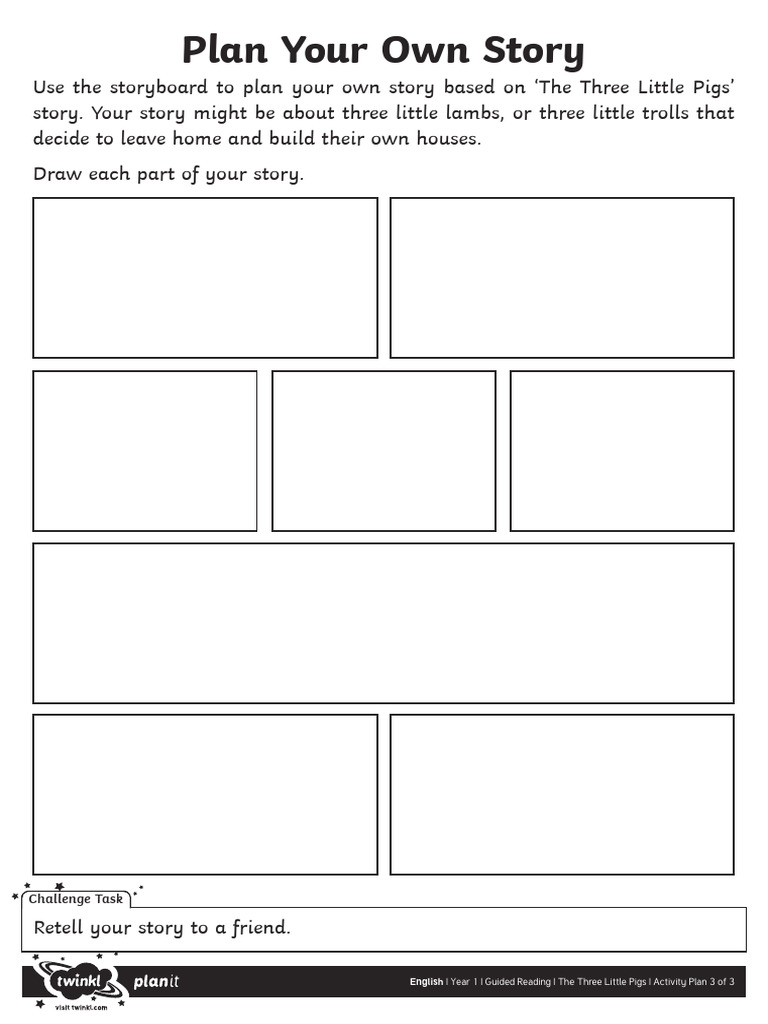 Story Planning Activity for Year 1 | PDF