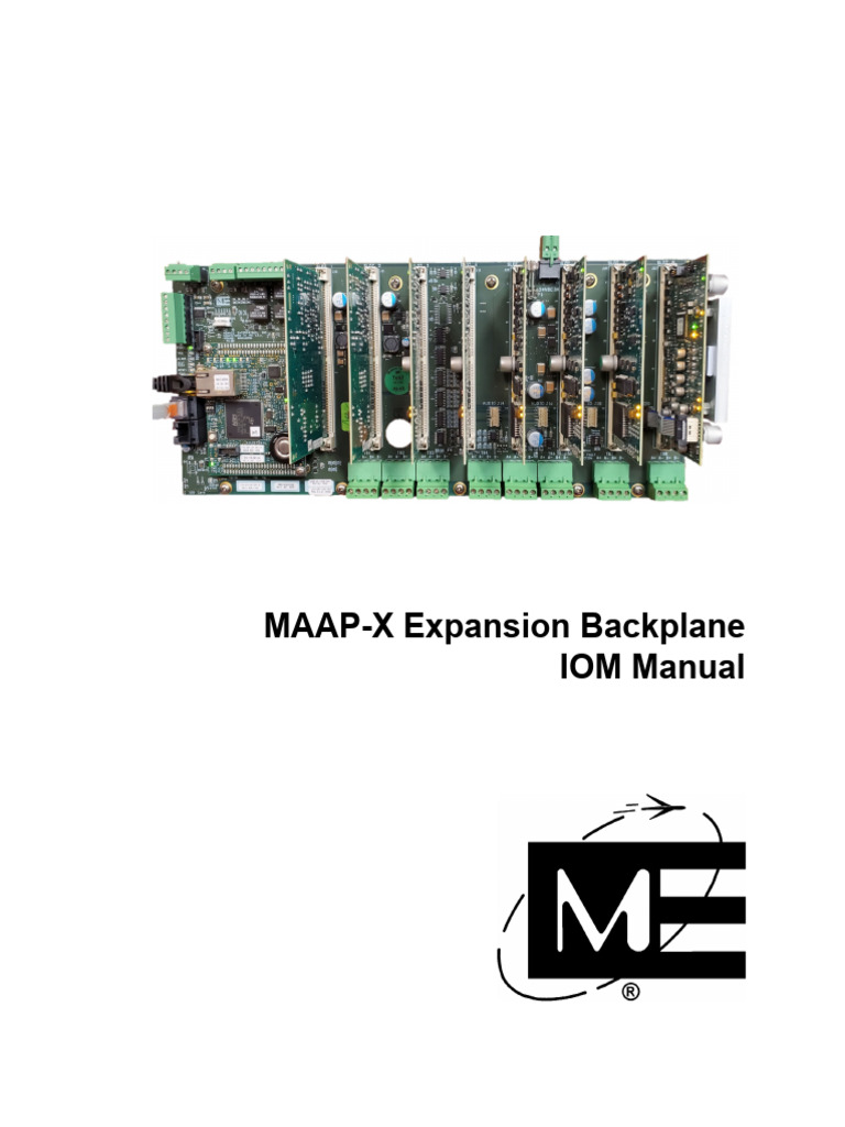 A MAAP-X Expansion Backplane IOM Manual | PDF | Power Supply | License