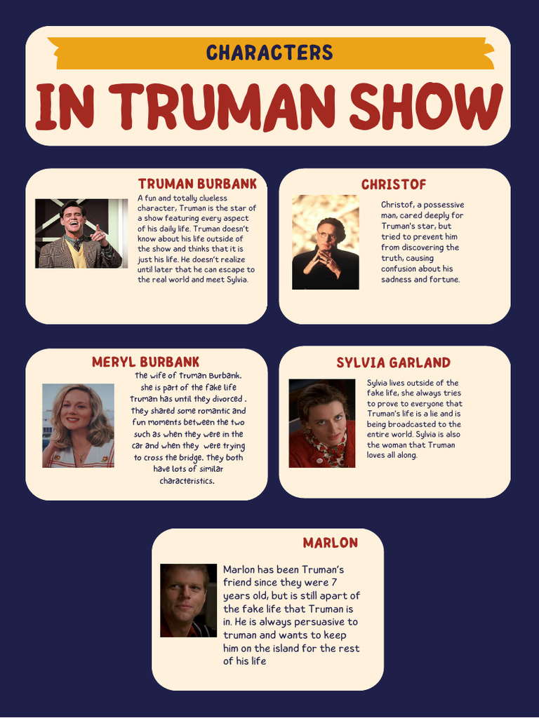 The Truman Show Characters | PDF