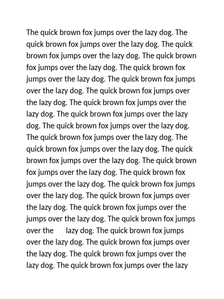 The Quick Brown Fox Jumps Over The Lazy Dog | PDF | Mammals | Canines