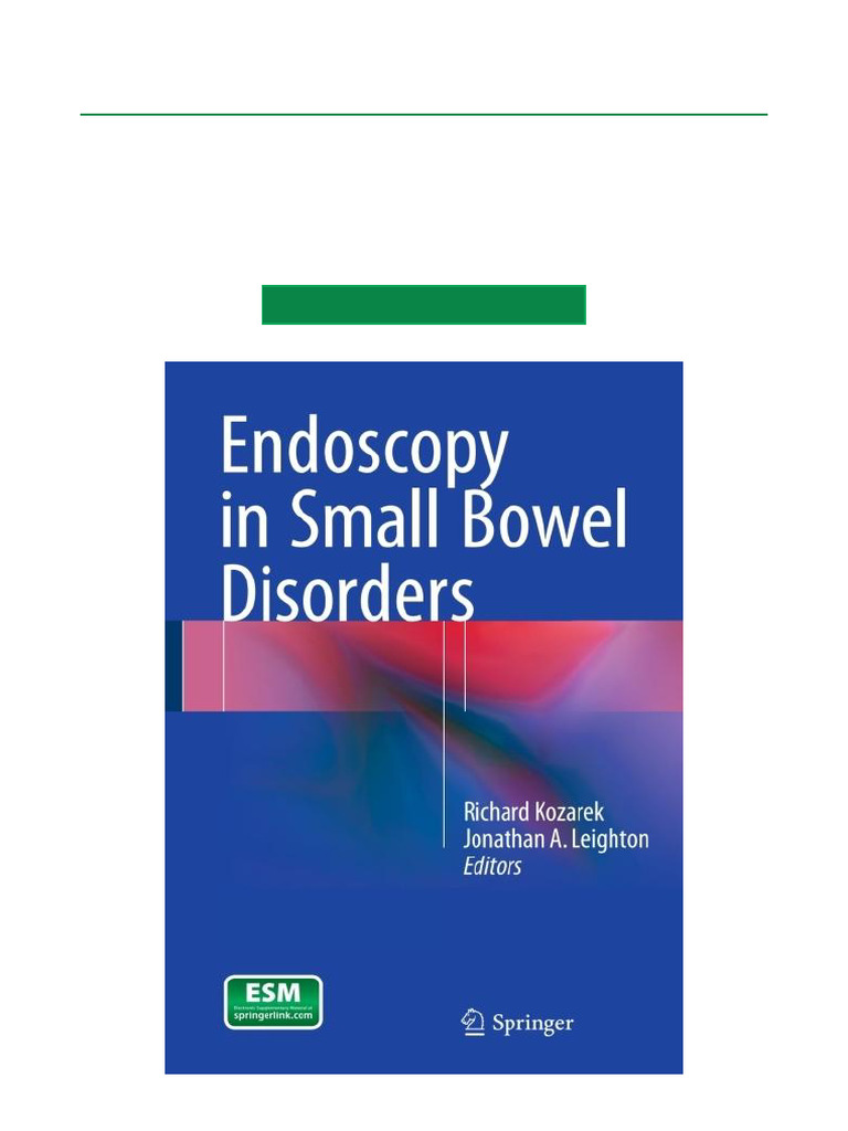 Endoscopy in Small Bowel Disorders Chapter-by-Chapter Download | PDF ...