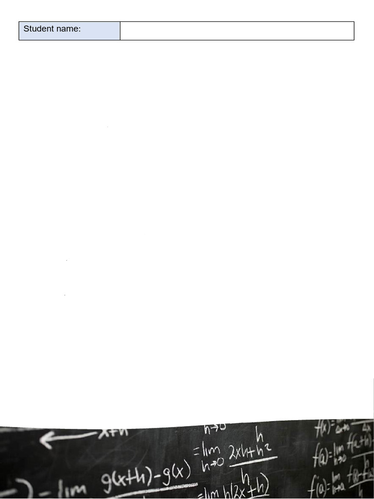 1 Essential Mathematics Student Booklet T3 | PDF | Area | Matrix ...