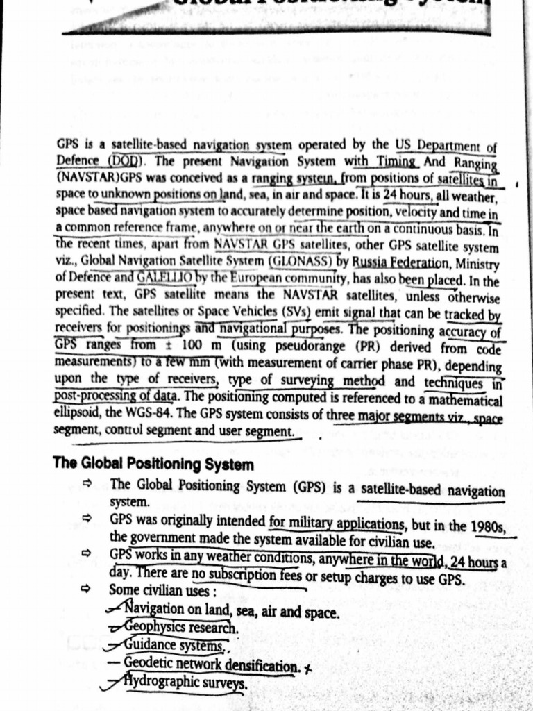 GPS of One | PDF