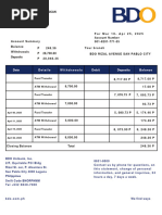 BDO Bank-Statement | PDF