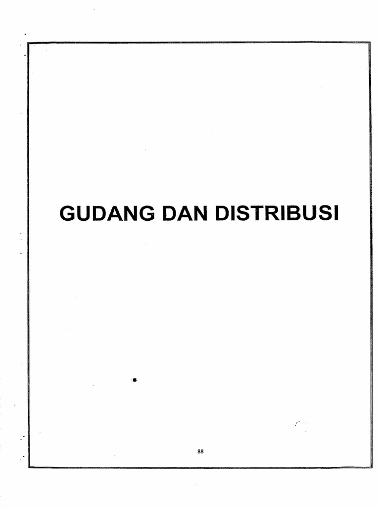 2. MODUL GUDANG DAN DISTRIBUSI | PDF