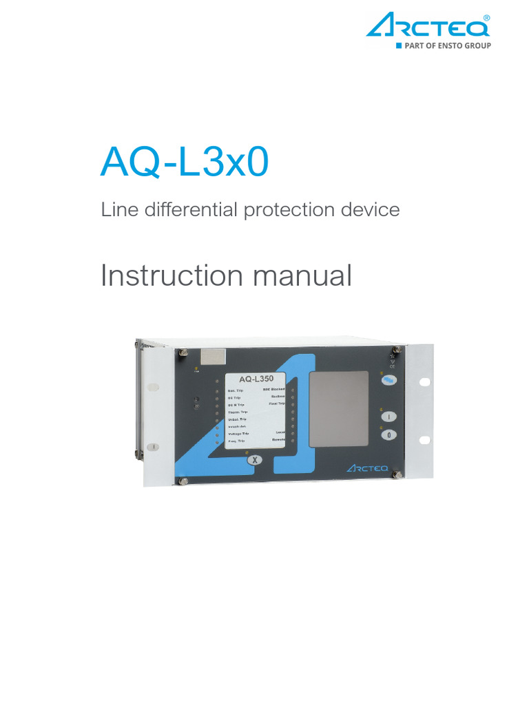 AQ L3x0 Instruction Manual v2.00 English | PDF | Power Engineering | Electronics