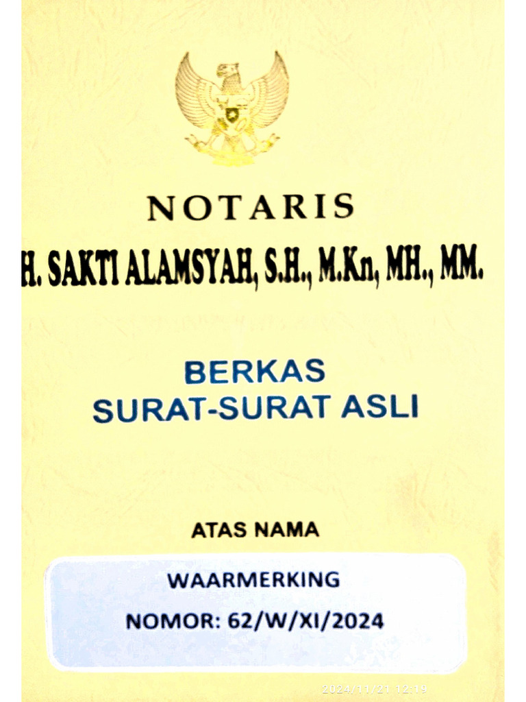 Perjanjian Jual Beli Besi Scrab PT Isi&pt Atmd | PDF