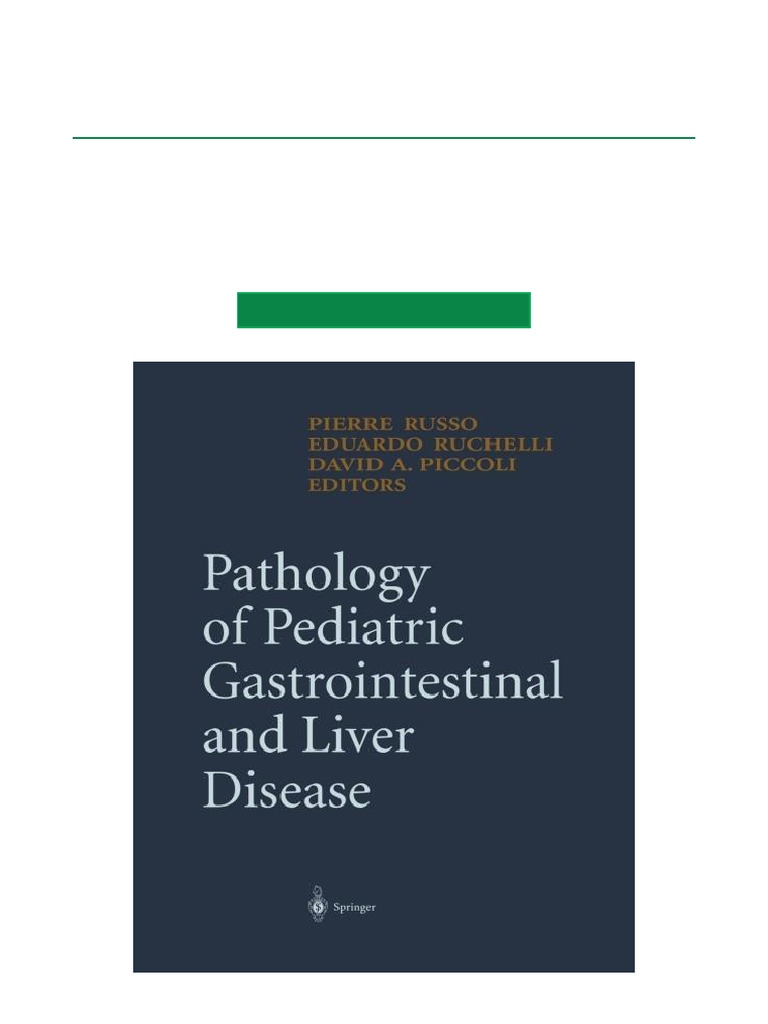 Pediatric GI and Liver Disease Pathology | PDF | Anatomy | Digestive System