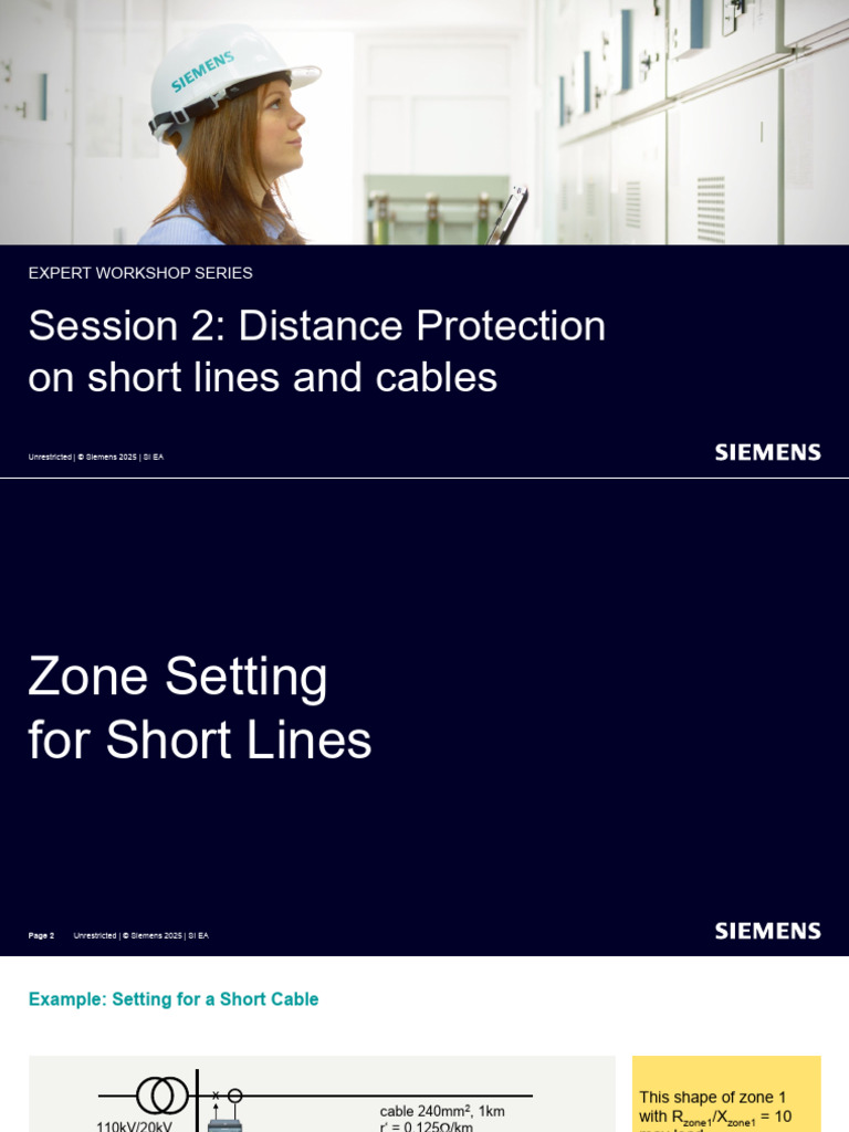Session2 Distance Protection in Distribution - PRNT | PDF | Electrical Impedance | Radio Technology