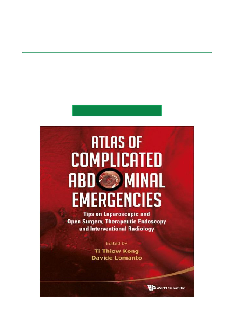 Atlas Complicat Abdominal (W/DVD) Tips On Laparoscopic and Open Surgery ...