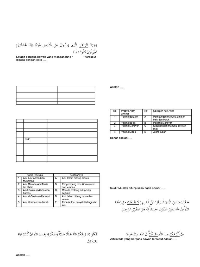 Latihan ASAJ-2 | PDF