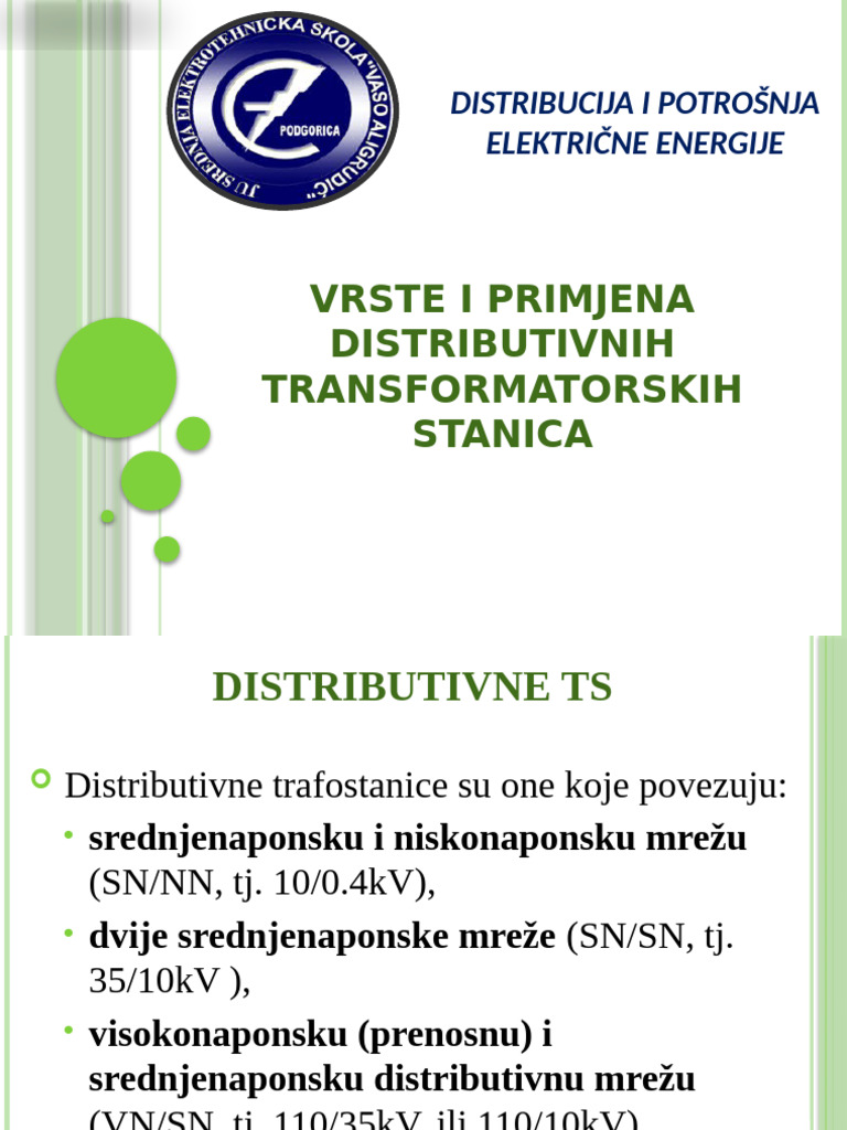 Vrste I Primjena DTS | PDF