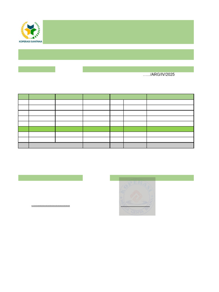 Invoice Pembelian Gas LPG 50 Kg | PDF