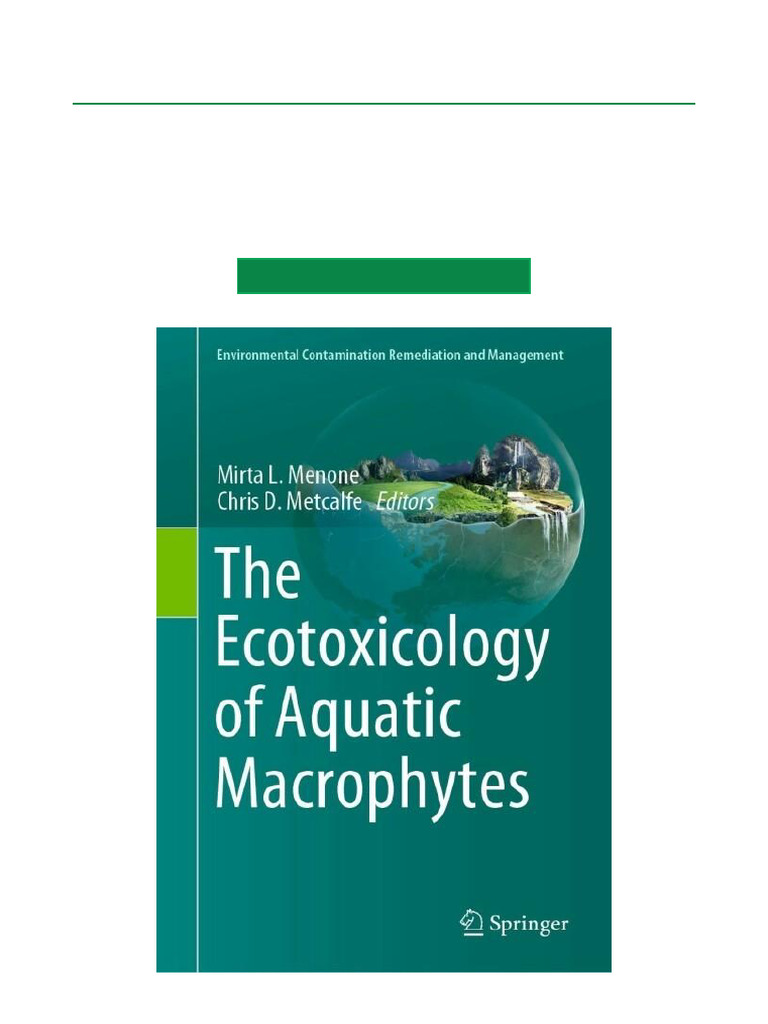 Ecotoxicology of Aquatic Macrophytes | PDF | Ecosystem | Food Web
