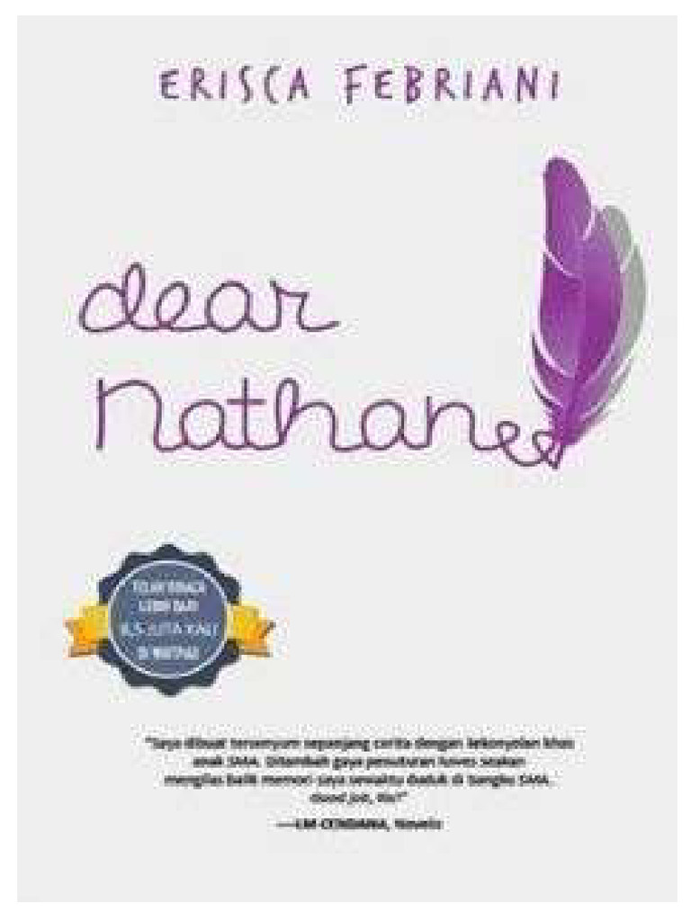 Dear Nathan | PDF
