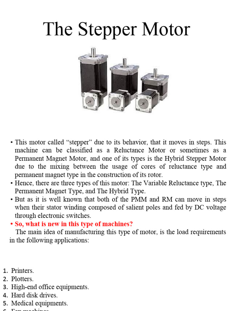 Stepper Motor PDF | PDF