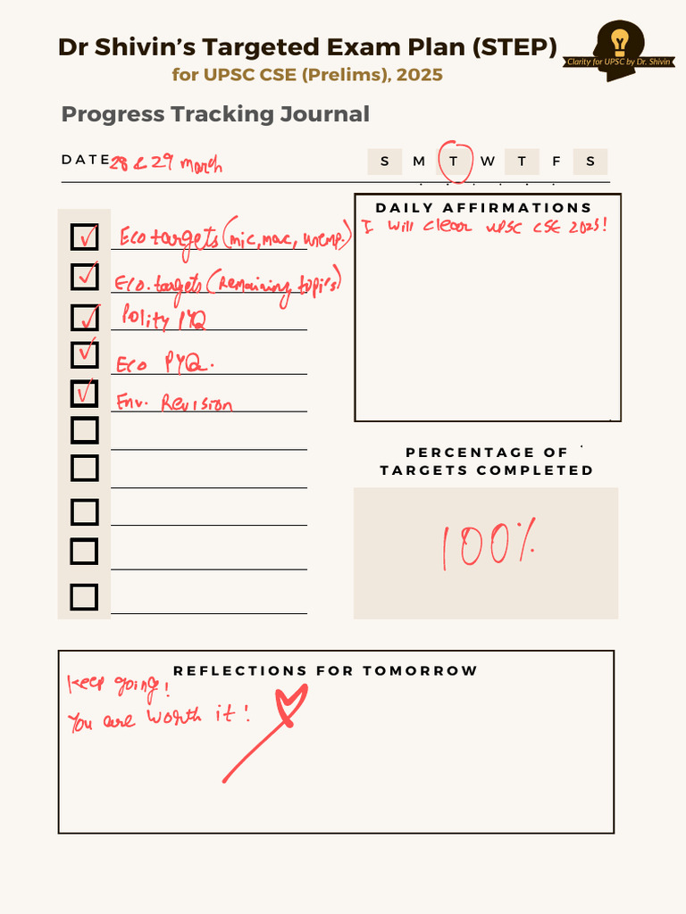 Progress Tracking Journal (26) | PDF