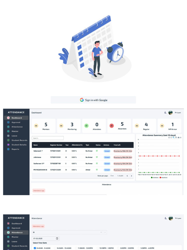 Attendance Portal | PDF