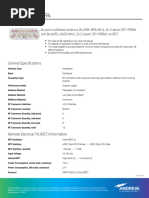 FFVV-65C-R3-V1 Sector Antenna Specs | PDF | Antenna (Radio ...