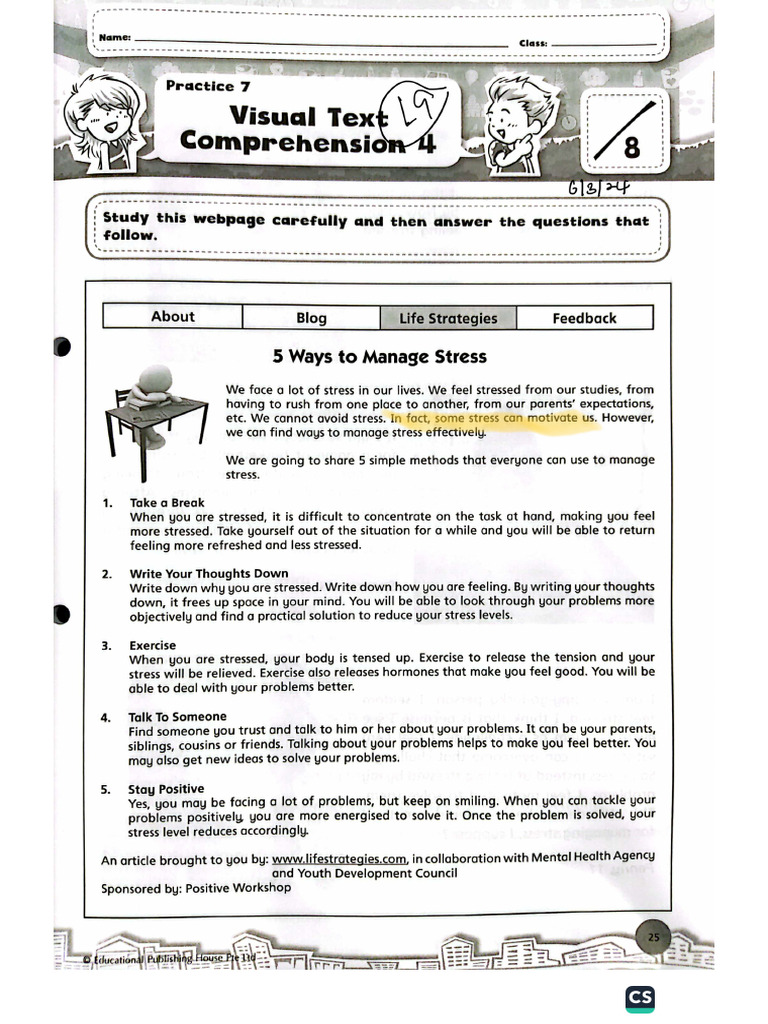Lesson 9 - Reading Comprehension 2 | PDF