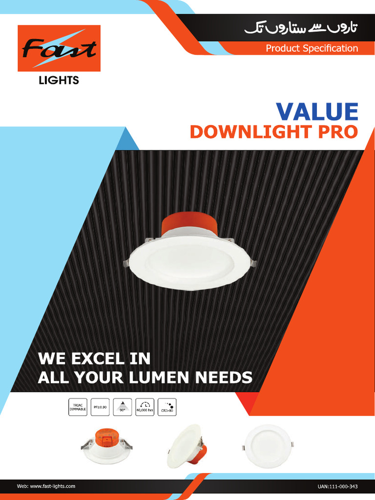 Type A, U - Value Downlight Pro | PDF