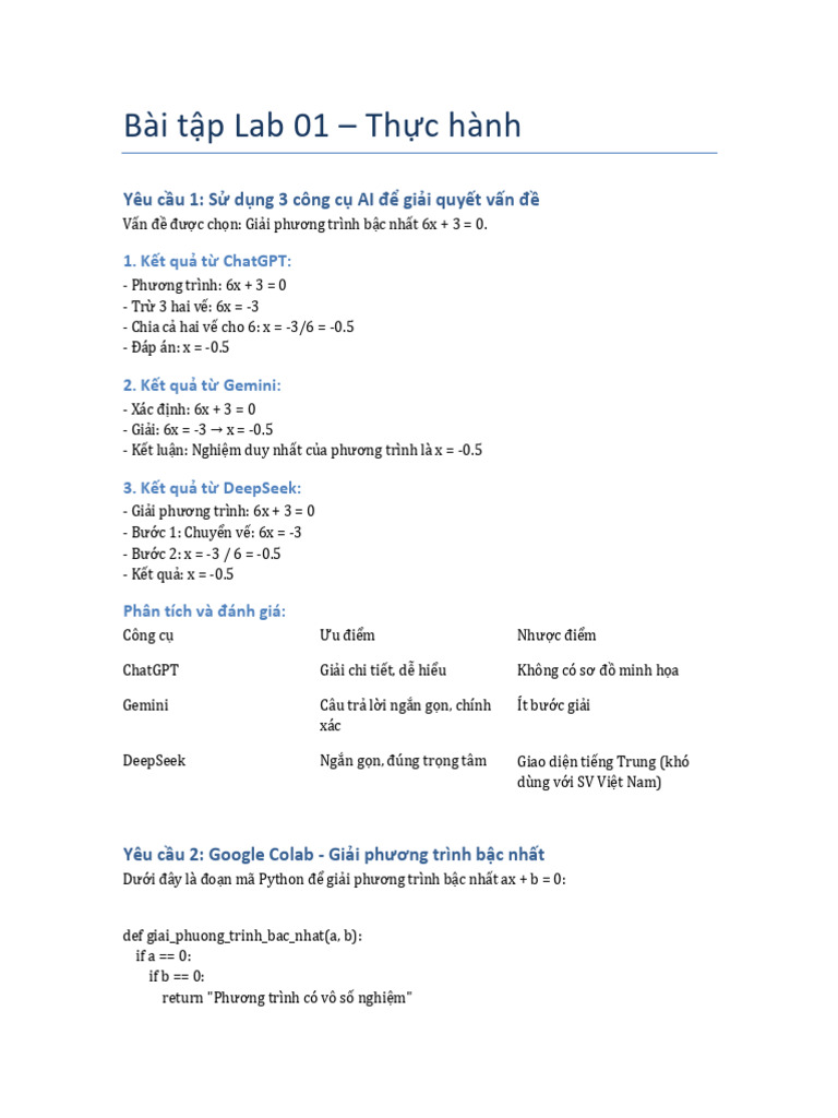 Lab01 AI Report Updated | PDF